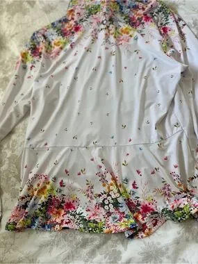 Acegolfs | Jackets & Coats | Ace Golf Floral Border Print Long Sleeve ...